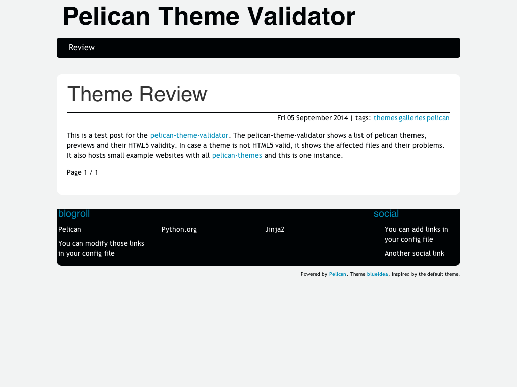 GitHub - svenkreiss/pelican-theme-validator: Automatically create git branches with the output ...